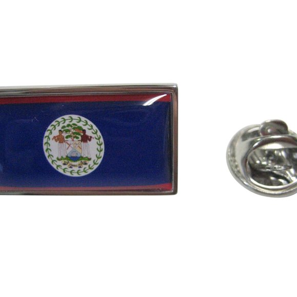 Kiola Designs | Accessories | Thin Bordered Belize Flag Lapel Pin | Poshmark